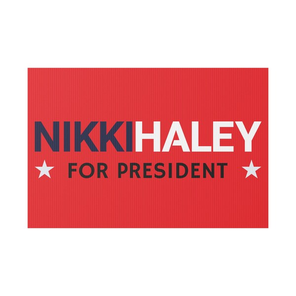 Nikki Haley Yard Sign - Etsy