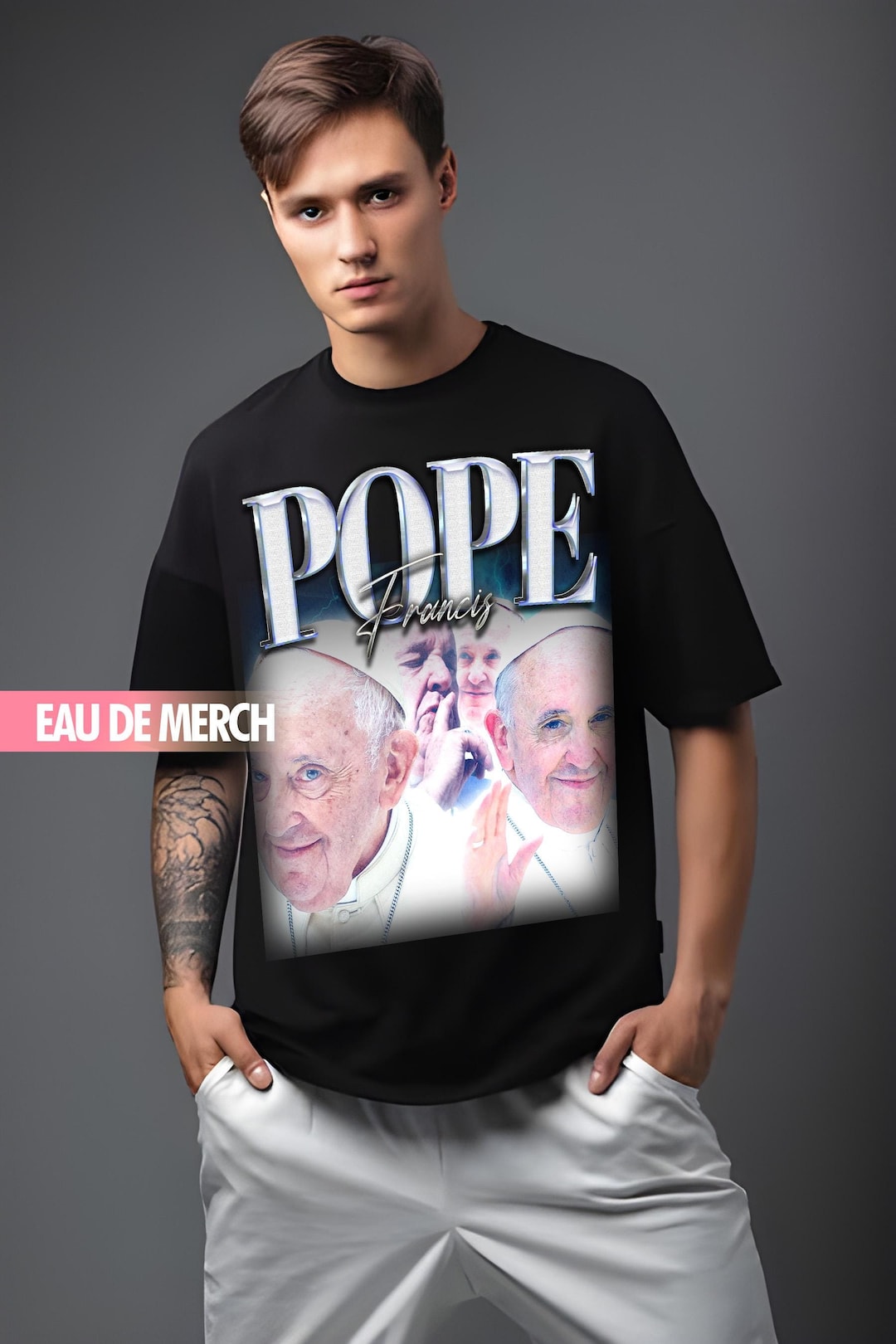 POPE FRANCIS TEES / Pope Francis Vintage Shirt / Pope Francis 90s ...