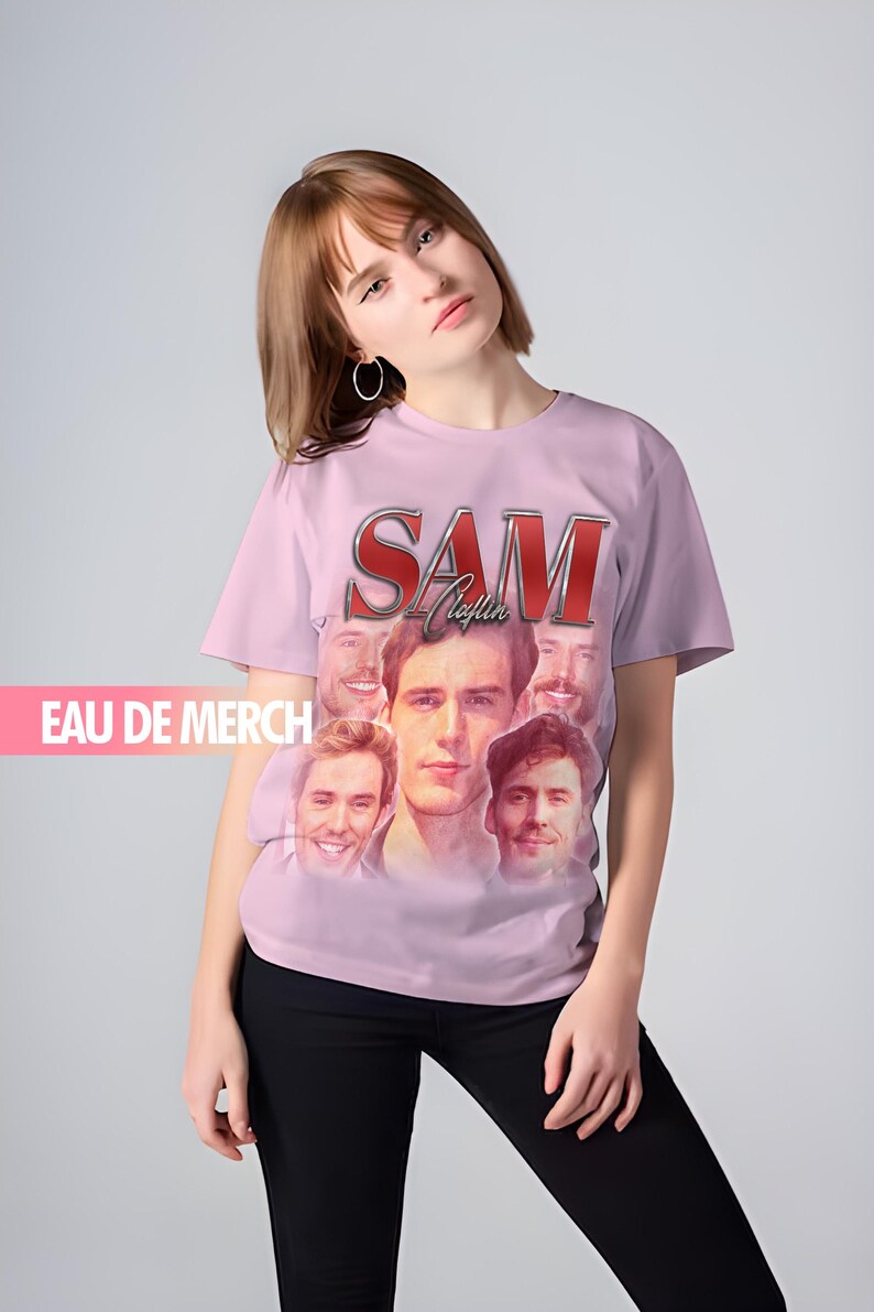 SAM CLAFLIN TEES / Sam Claflin Vintage Shirt / Sam Claflin 90s Tshirt ...