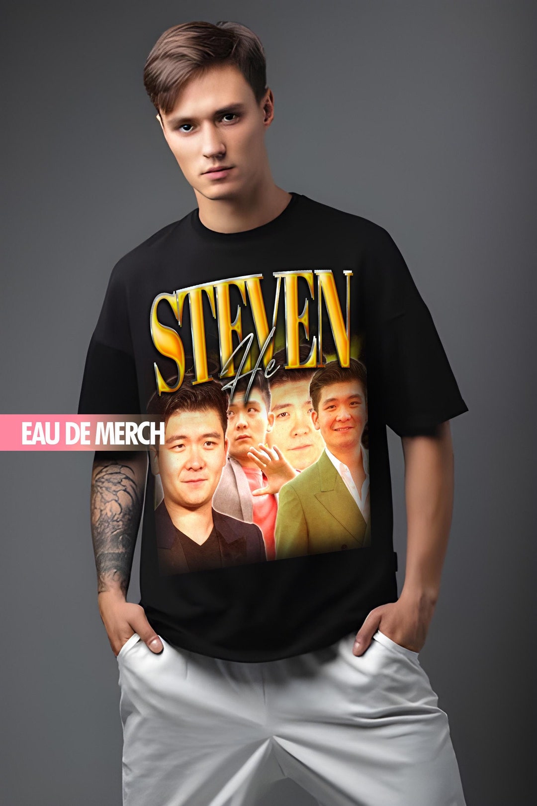 STEVEN HE TEES / Steven He Vintage Shirt / Steven He 90s Tshirt ...