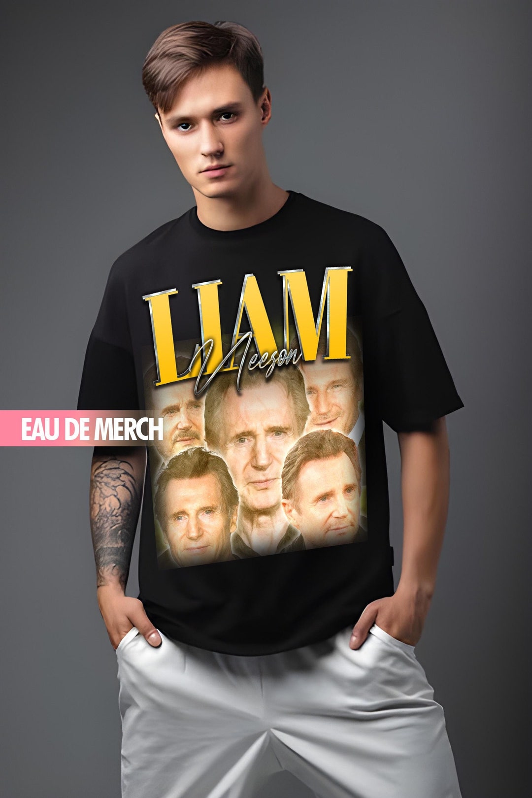 LIAM NEESON TEES / Liam Neeson Vintage Shirt / Liam Neeson 90s Tshirt ...