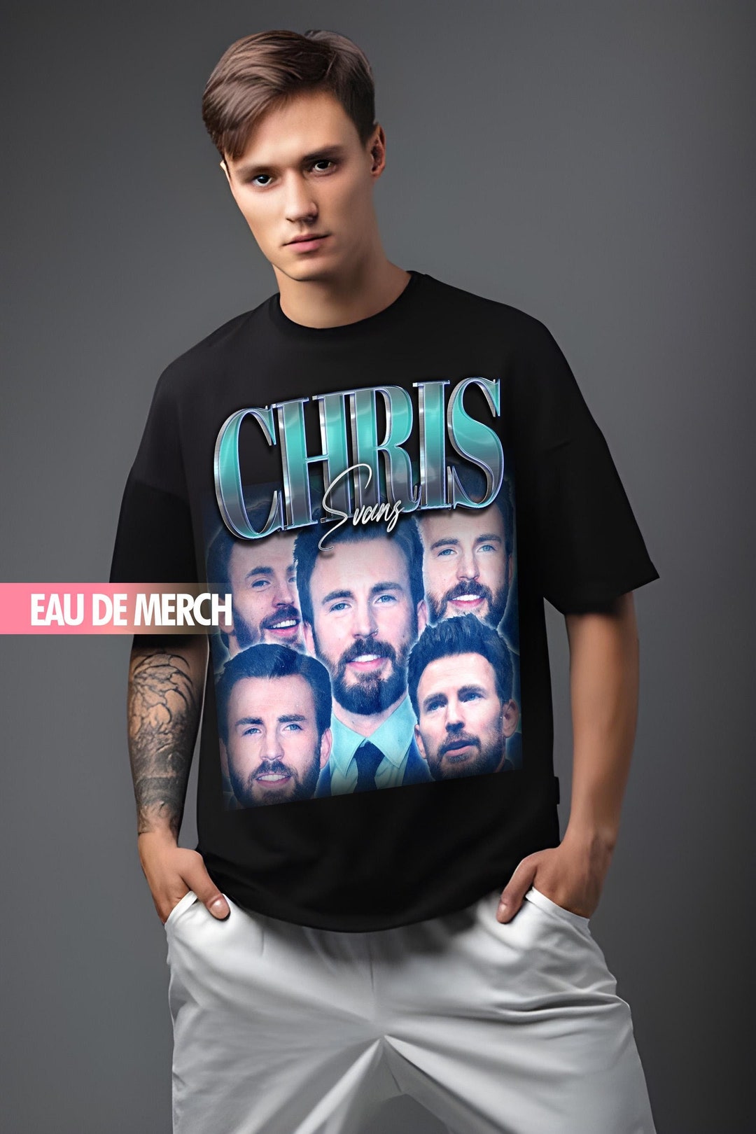 CHRIS EVANS TEES / Chris Evans Vintage Shirt / Chris Evans 90s Tshirt ...