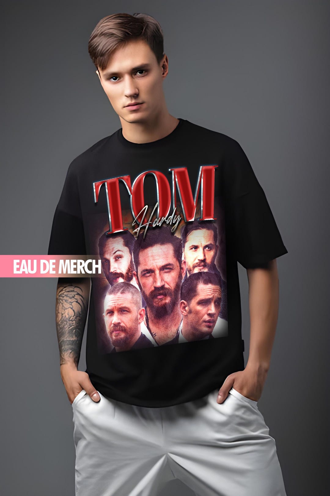 TOM HARDY TEES / Tom Hardy Vintage Shirt / Tom Hardy 90s Tshirt / Tom ...