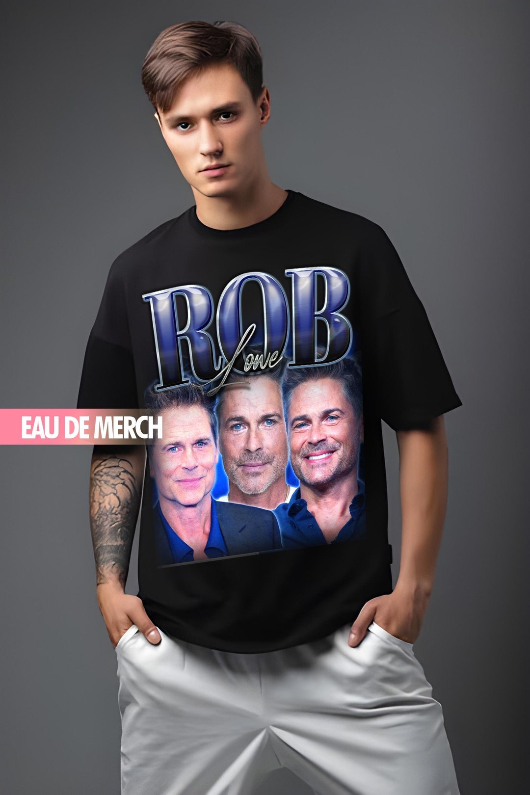 ROB LOWE TEES / Rob Lowe Vintage Shirt / Rob Lowe 90s Tshirt / Rob Lowe ...