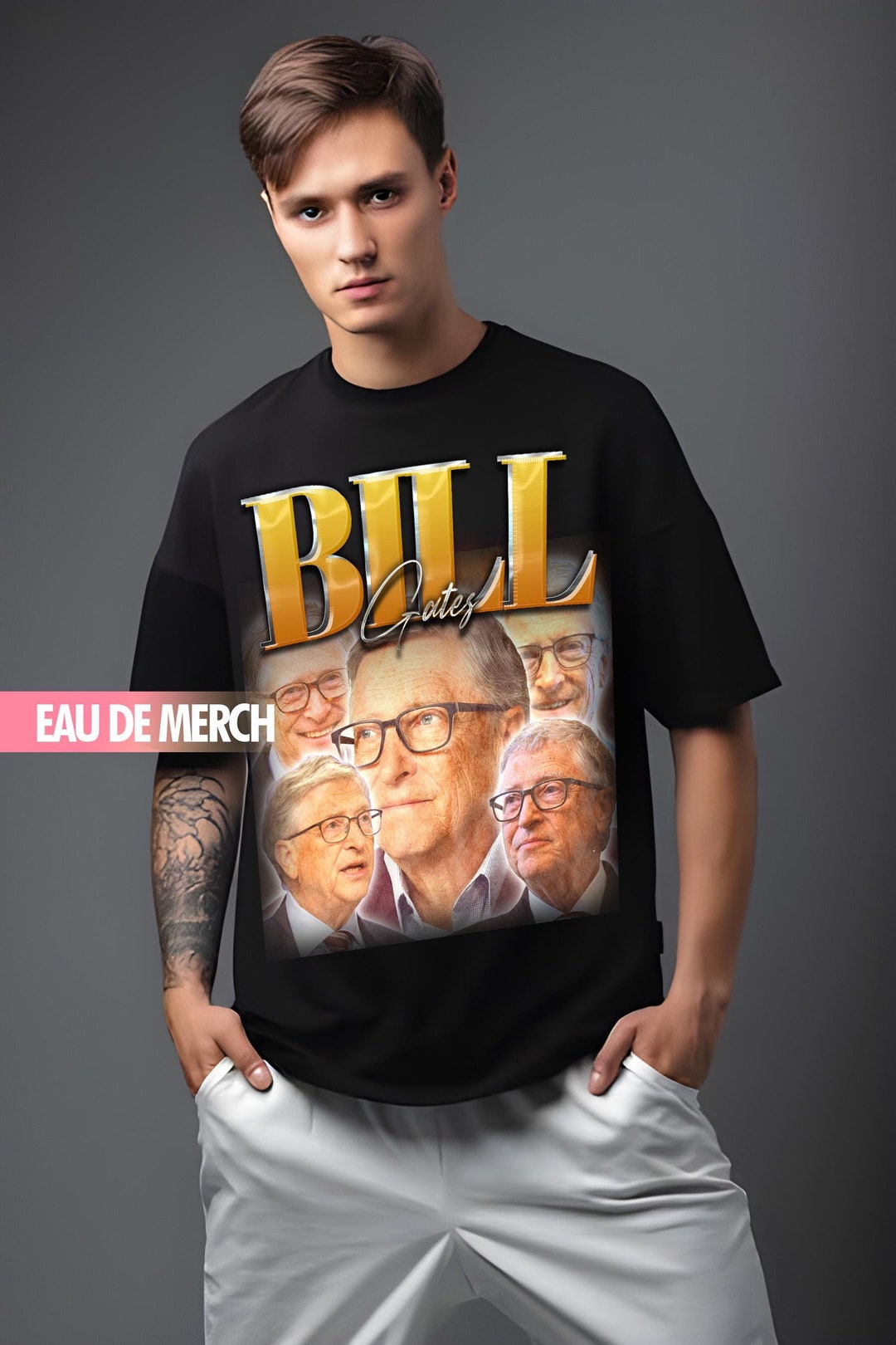 BILL GATES TEES / Bill Gates Vintage Shirt / Bill Gates 90s Tshirt ...