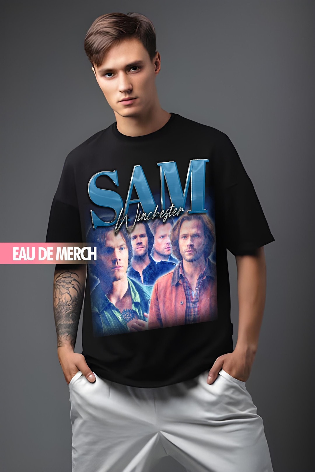 SAM WINCHESTER TEES / Sam Winchester Vintage Shirt / Sam Winchester 90s ...