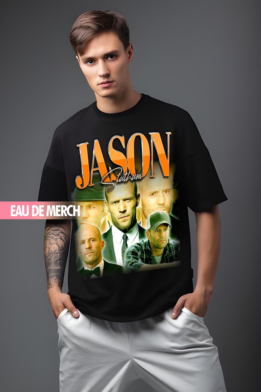 JASON STATHAM TEES / Jason Statham Vintage Shirt / Jason Statham 90s ...