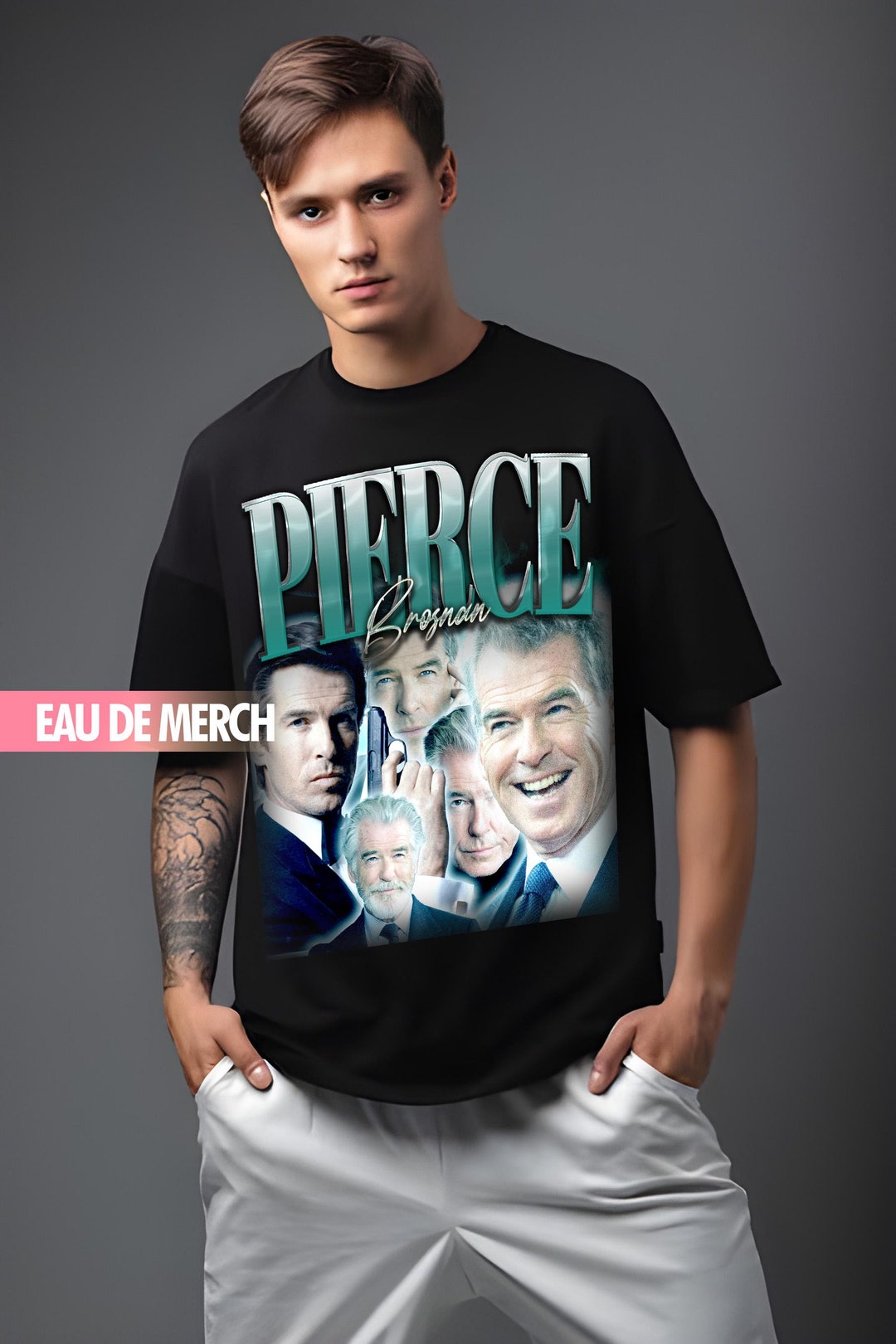 PIERCE BROSNAN TEES / Pierce Brosnan Vintage Shirt / Pierce Brosnan 90s ...