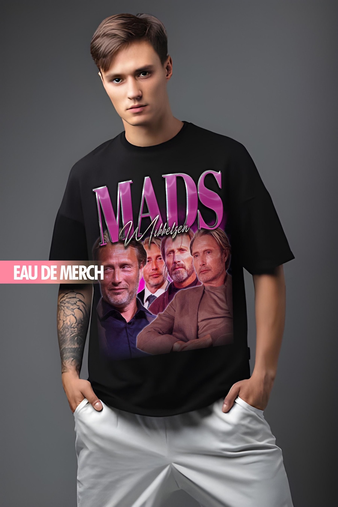 MADS MIKKELSEN TEES / Mads Mikkelsen Vintage Shirt / Mads Mikkelsen 90s ...