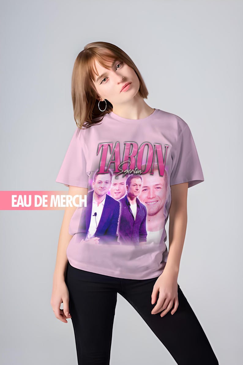 TARON EGERTON TEES / Taron Egerton Vintage Shirt / Taron Egerton 90s ...