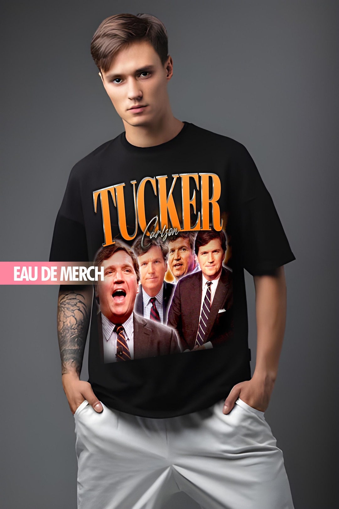 TUCKER CARLSON TEES / Tucker Carlson Vintage Shirt / Tucker Carlson 90s ...