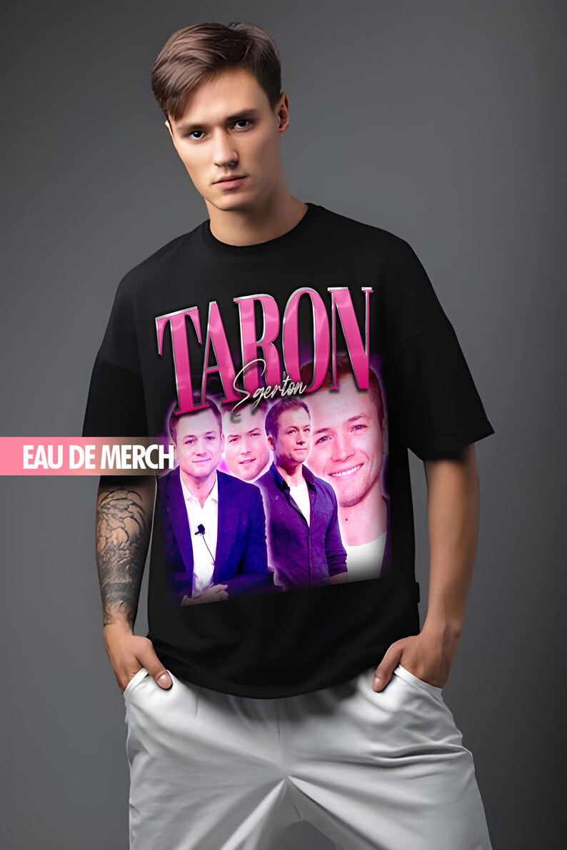 TARON EGERTON TEES / Taron Egerton Vintage Shirt / Taron Egerton 90s ...