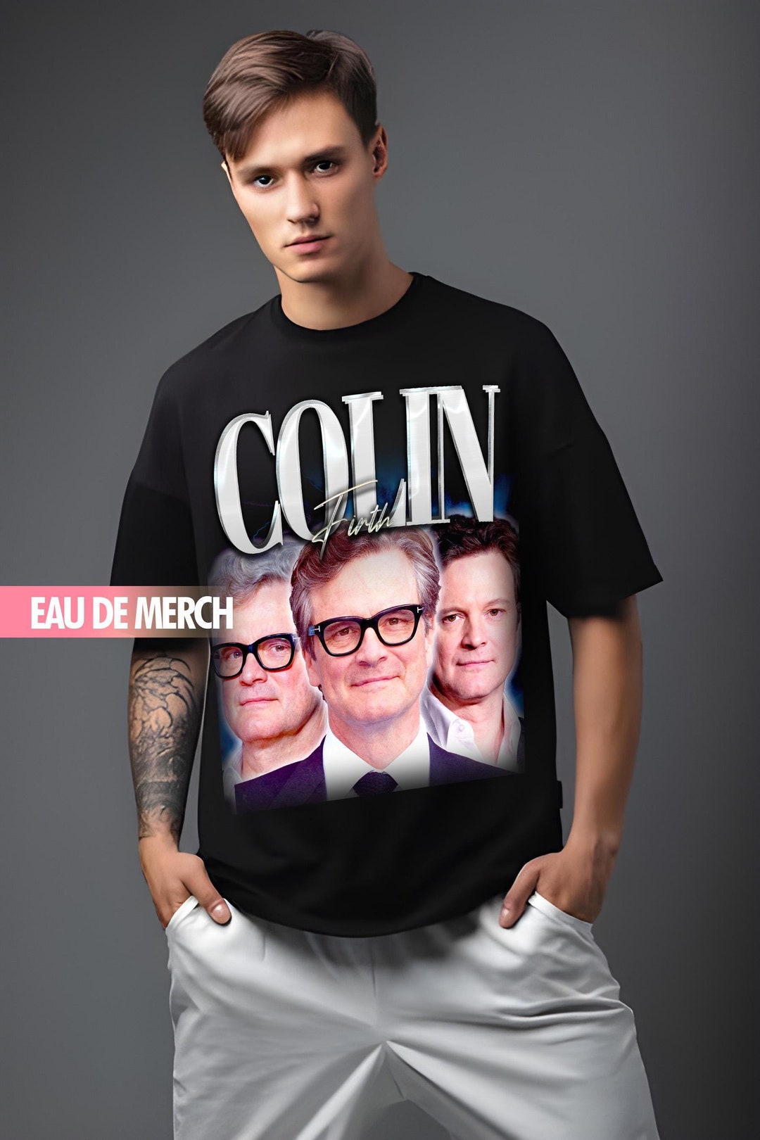 COLIN FIRTH TEES / Colin Firth Vintage Shirt / Colin Firth 90s Tshirt ...
