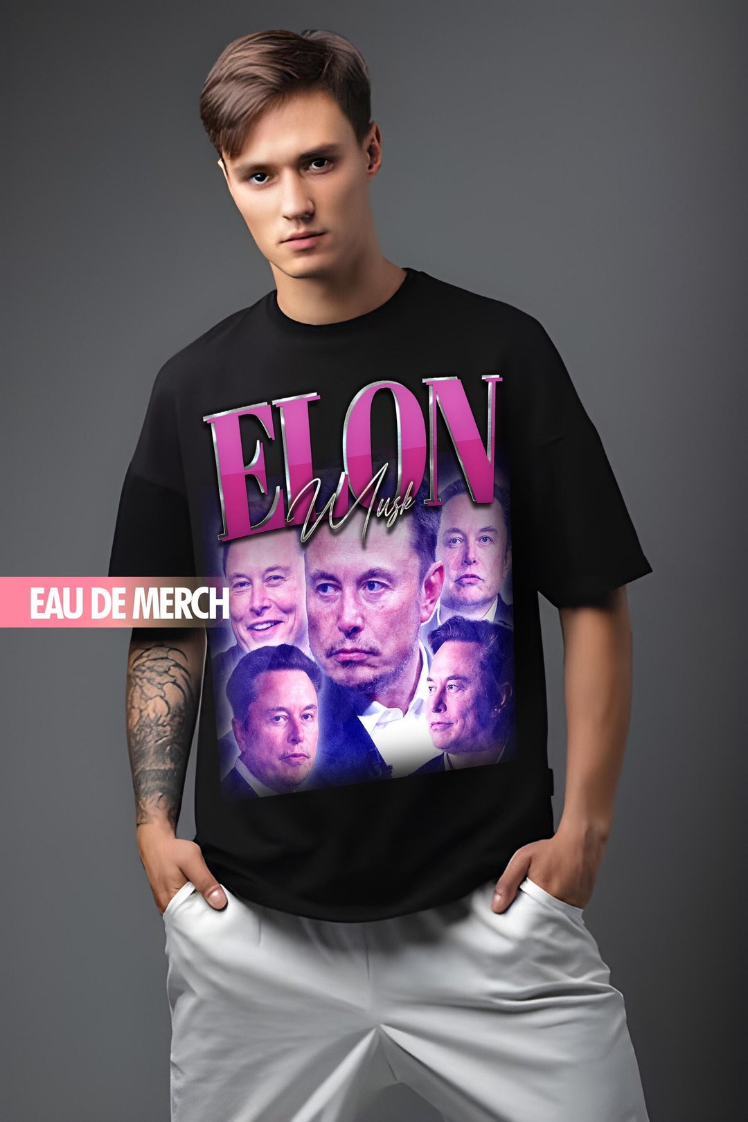ELON MUSK TEES / Elon Musk Vintage Shirt / Elon Musk 90s Tshirt / Elon ...
