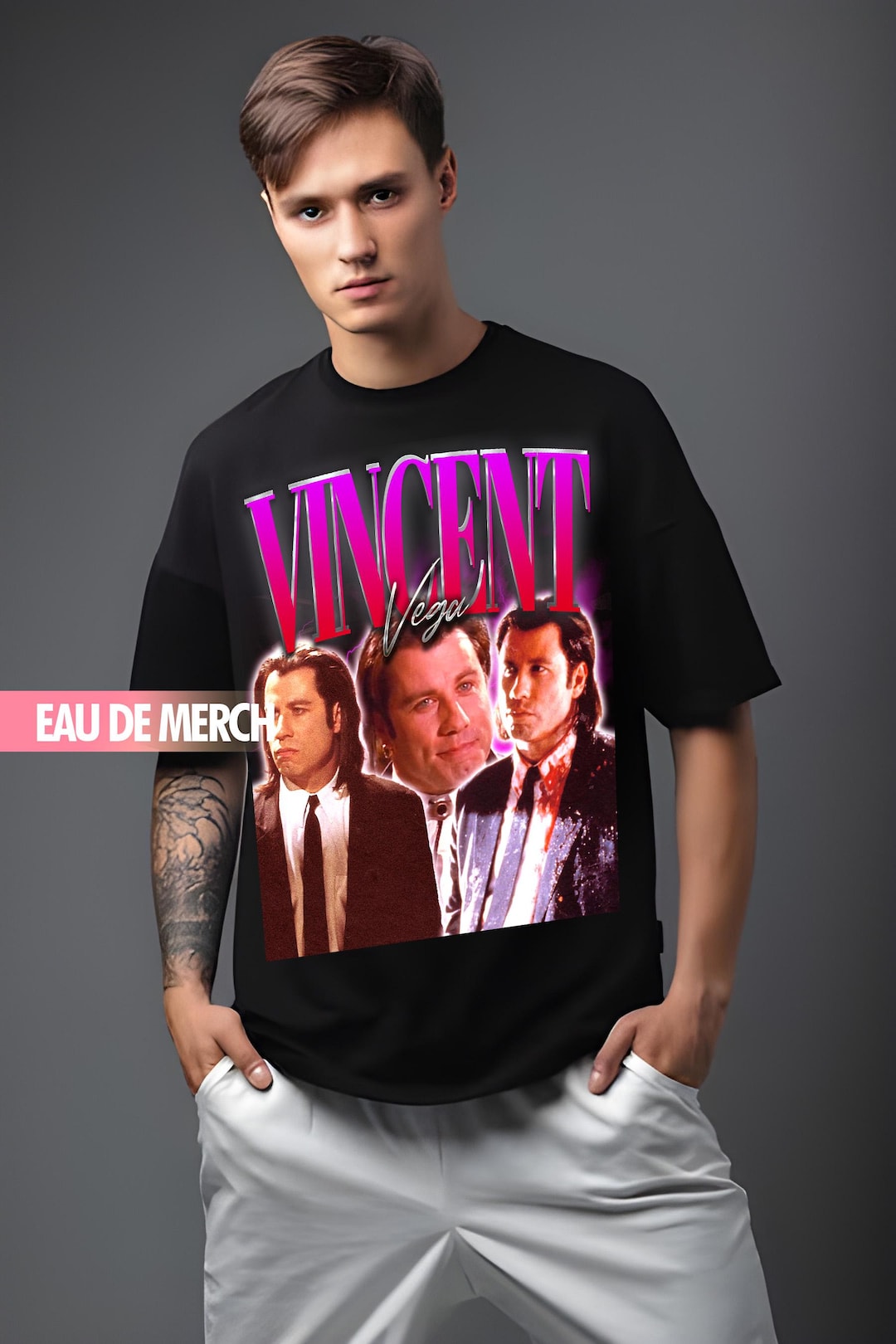 VINCENT VEGA TEES / Vincent Vega Vintage Shirt / Vincent Vega 90s ...