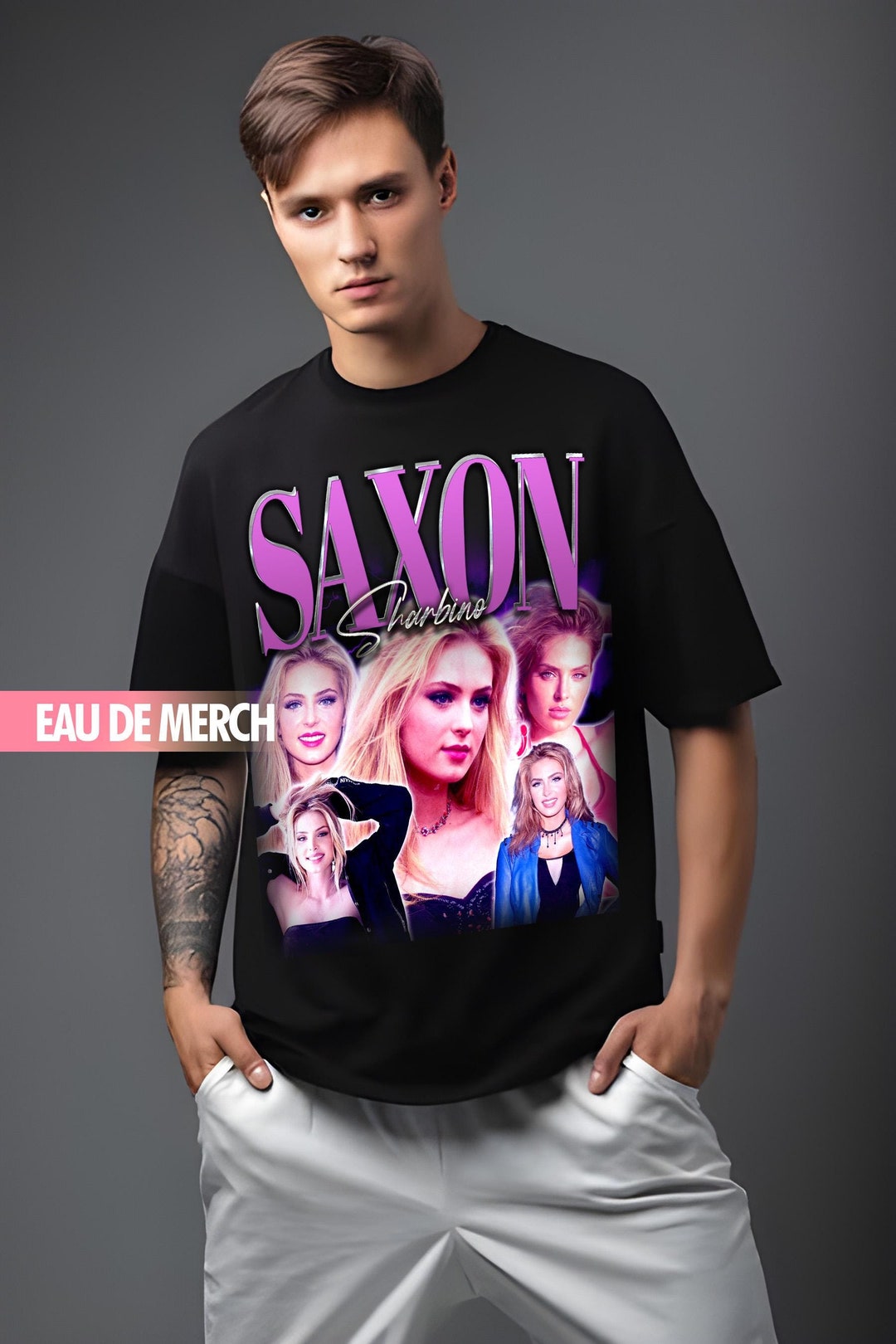 SAXON SHARBINO TEES / Saxon Sharbino Vintage Shirt / Saxon Sharbino 90s ...