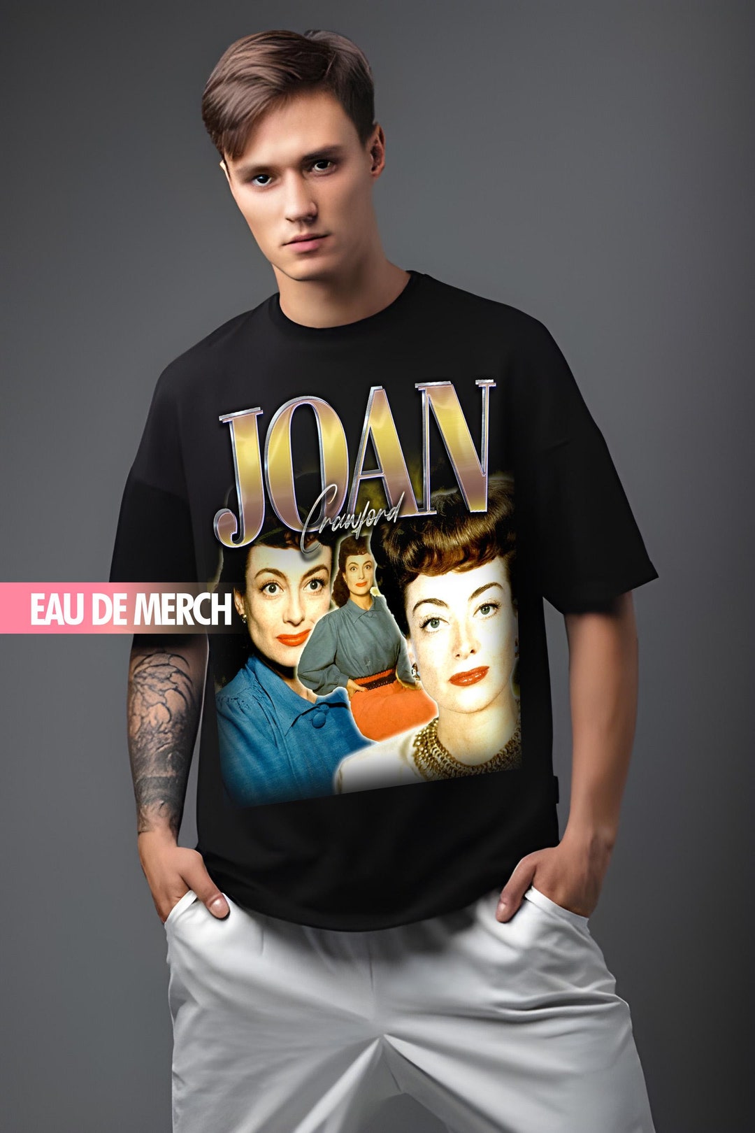 JOAN CRAWFORD TEES / Joan Crawford Vintage Shirt / Joan Crawford 90s Tshirt / Joan Crawford ...