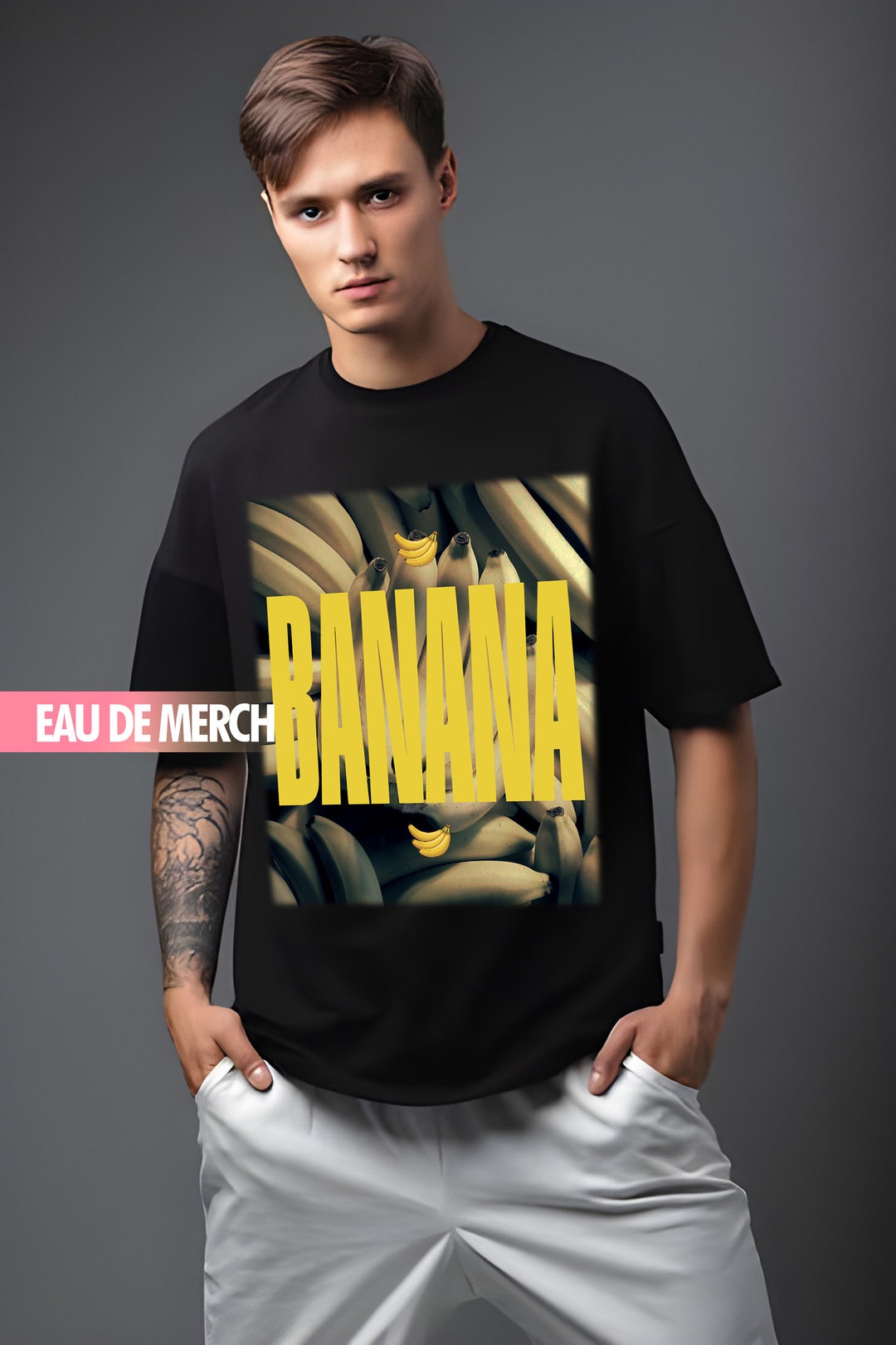 BANANA TEES / Fruit Vintage T-shirt / Healthy Retro Shirt / Genus Musa ...