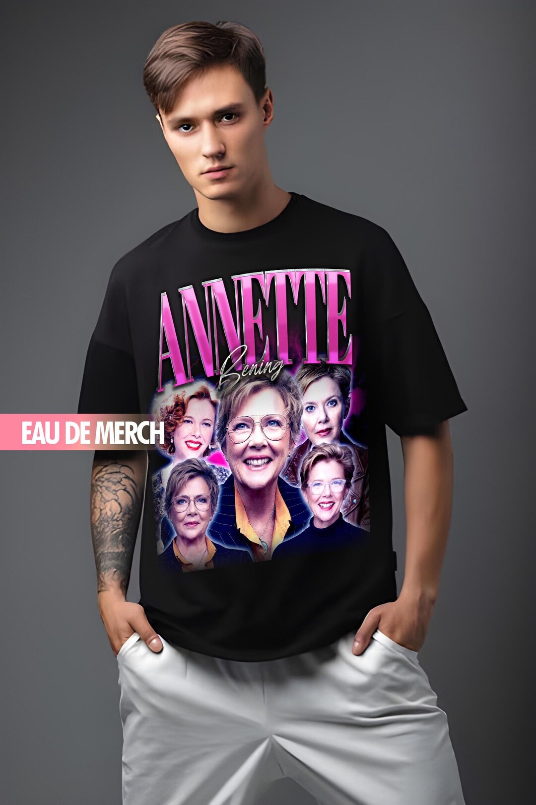 ANNETTE BENING TEES / Annette Bening Vintage Shirt / Annette Bening 90s ...
