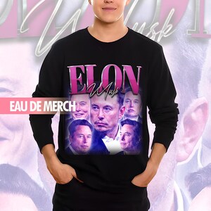 ELON MUSK TEES / Elon Musk Vintage Shirt / Elon Musk 90s Tshirt / Elon ...