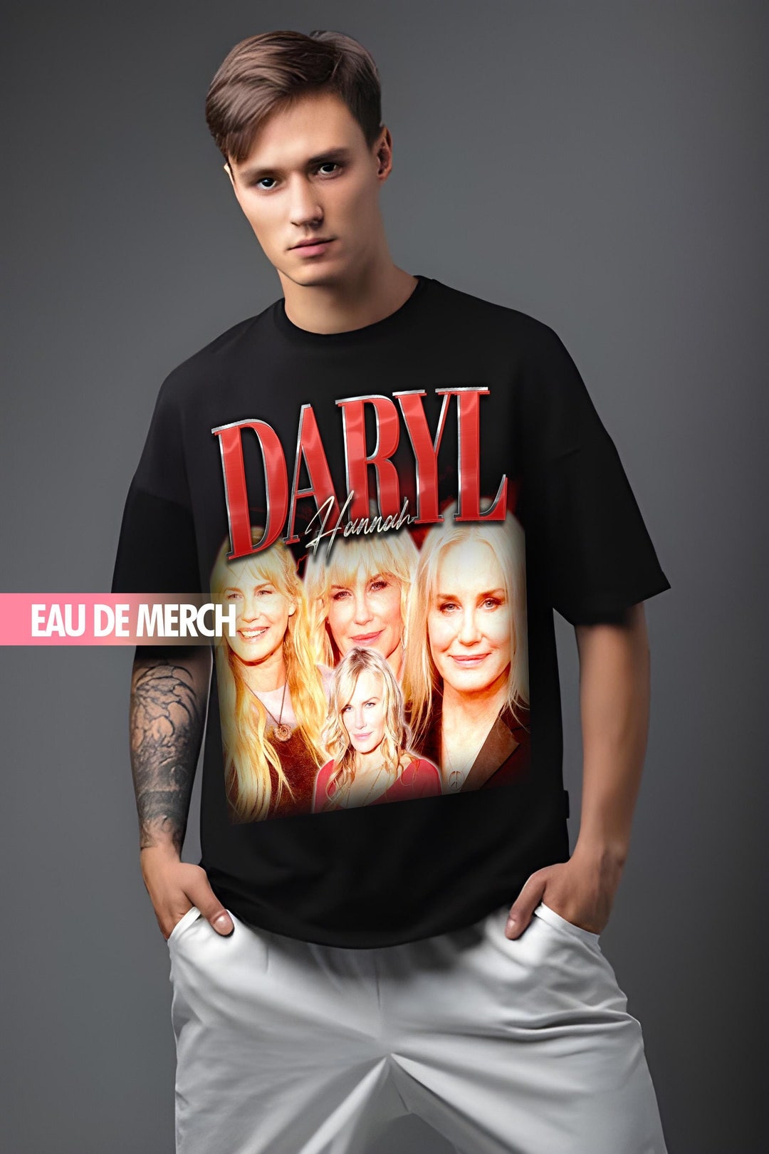 DARYL HANNAH TEES / Daryl Hannah Vintage Shirt / Daryl Hannah 90s Tshirt / Daryl Hannah Tribute ...
