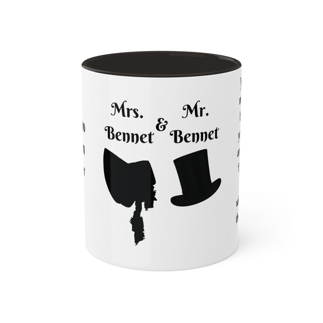 My Poor Nerves Pride and Prejudice Coffee Mug - Etsy