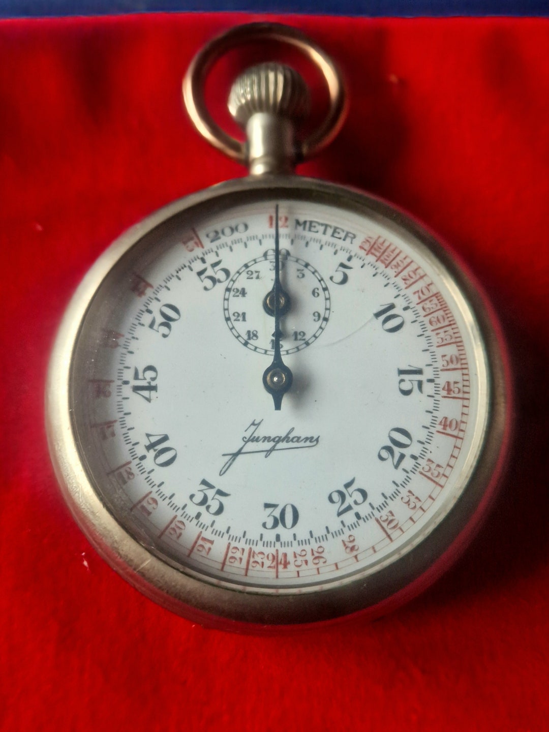 Junghans Vintage Military Stopwatch Torpedo Timer Cal 29a Superb ...