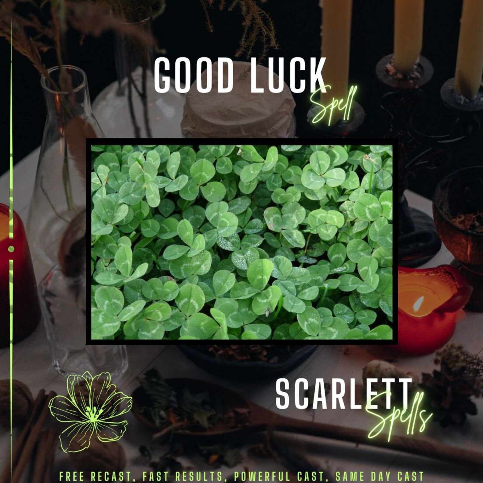 GOOD LUCK Spell | Lady Luck Spell | Lucky Charm Spell | Spelll | Get ...