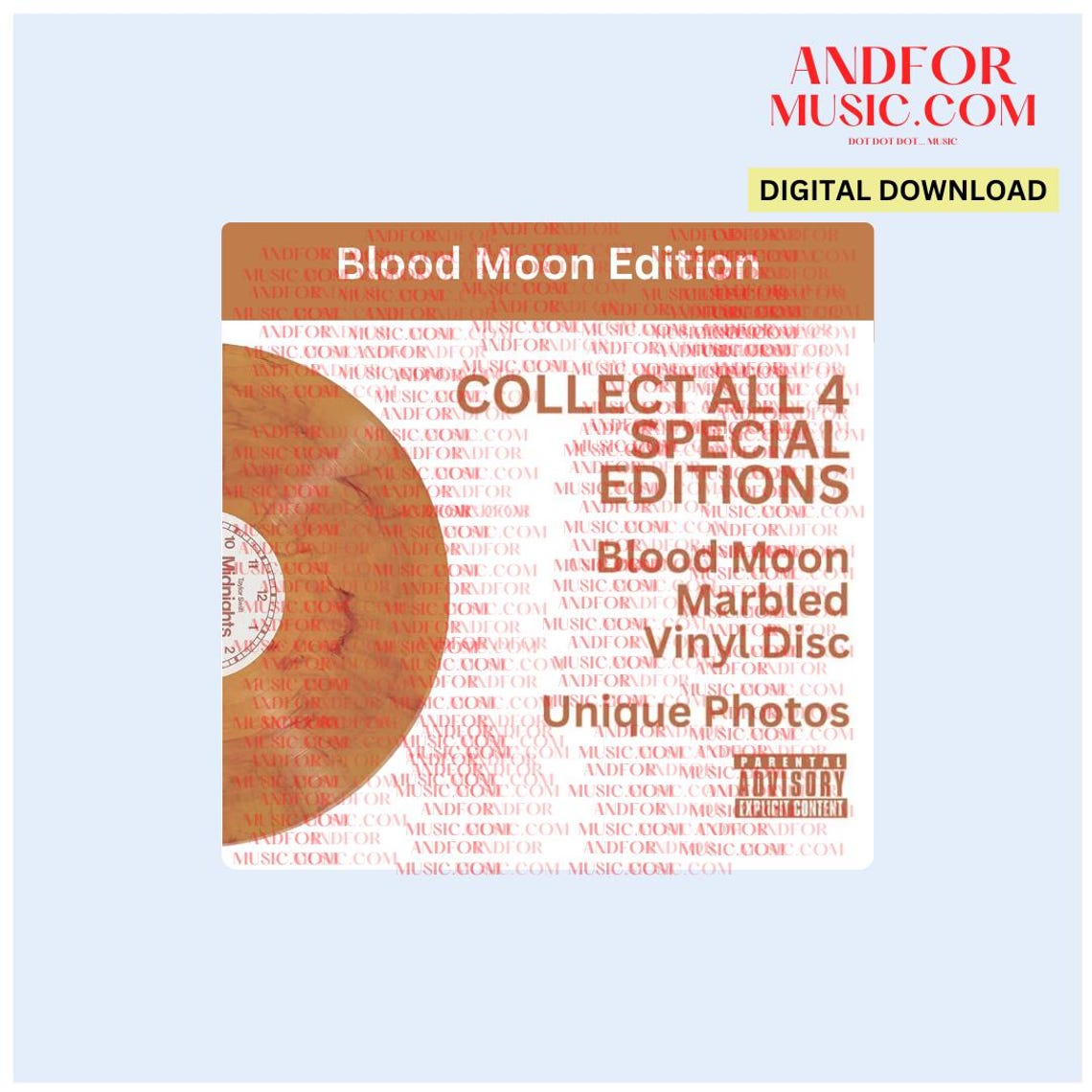 Taylor Vinyl Record LP CD Hype Sticker Dupe Replacement Digital SVG ...