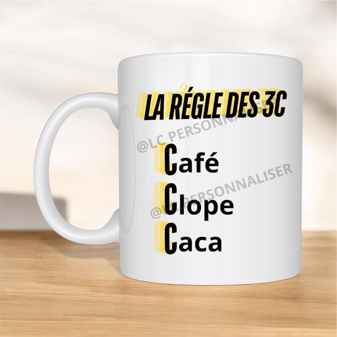 Personalized Mug the 3C Rule - Etsy