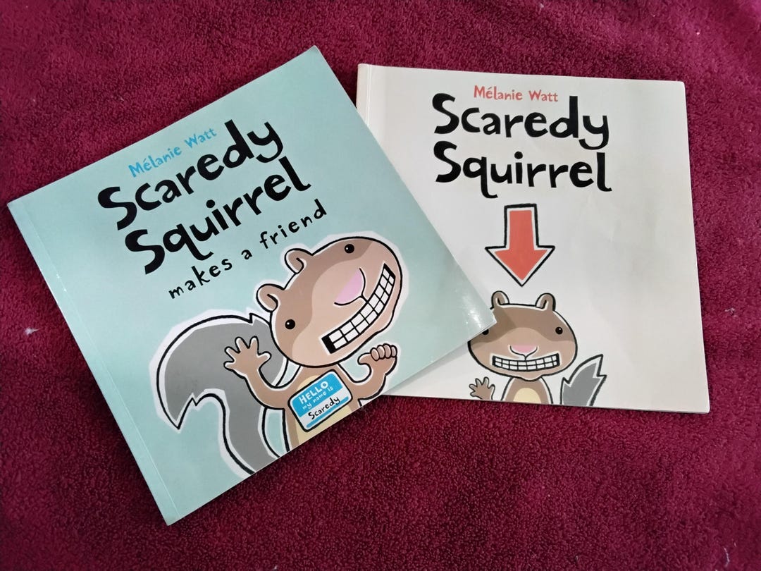 Scaredy Squirrel & Scaredy Squirrel Makes a Friend - Etsy