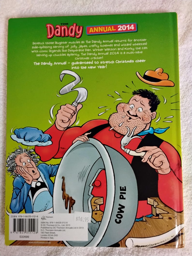 The Dandy Annual 2014 Cow Pie - Etsy