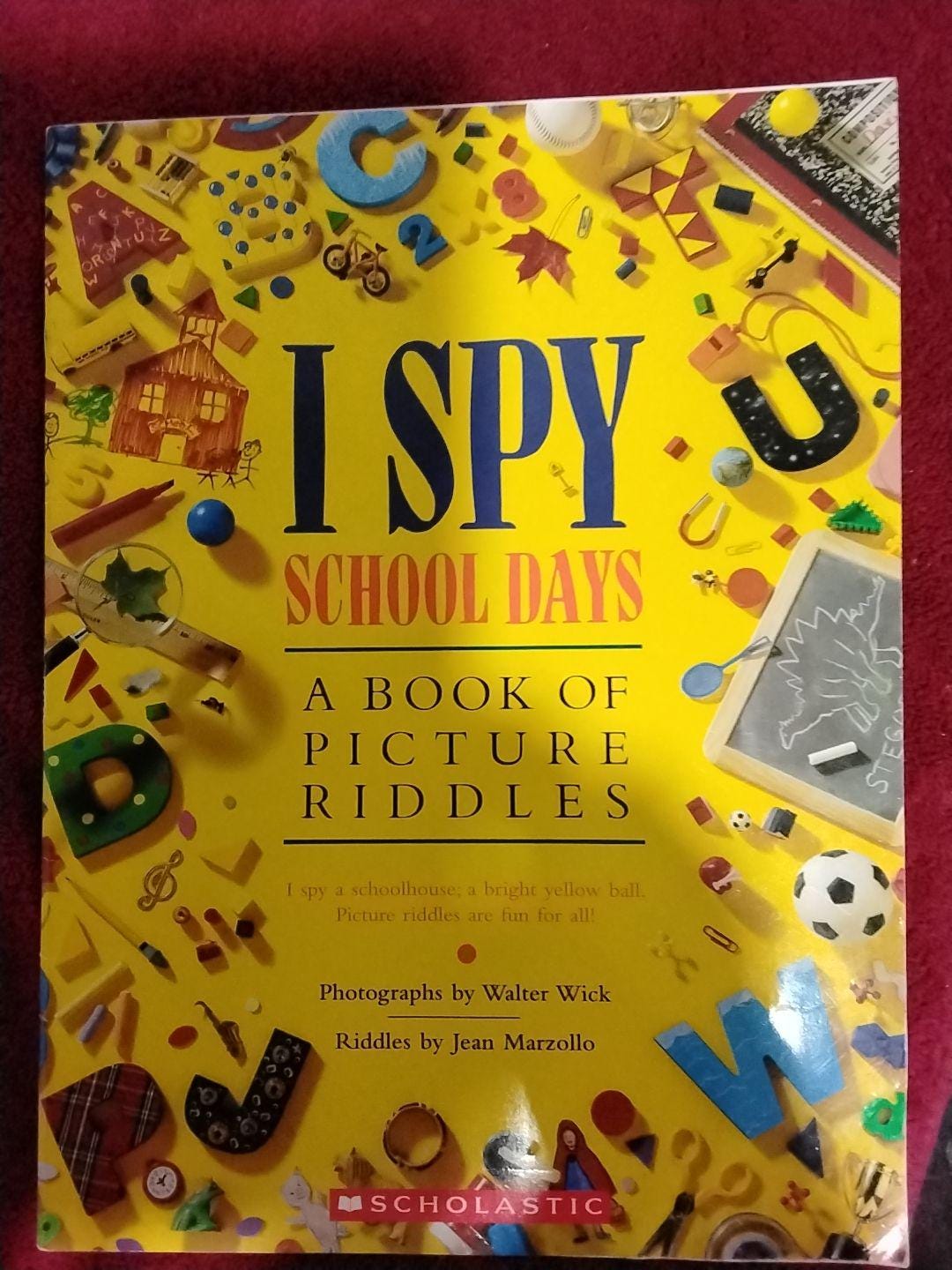 I Spy School Days - Etsy