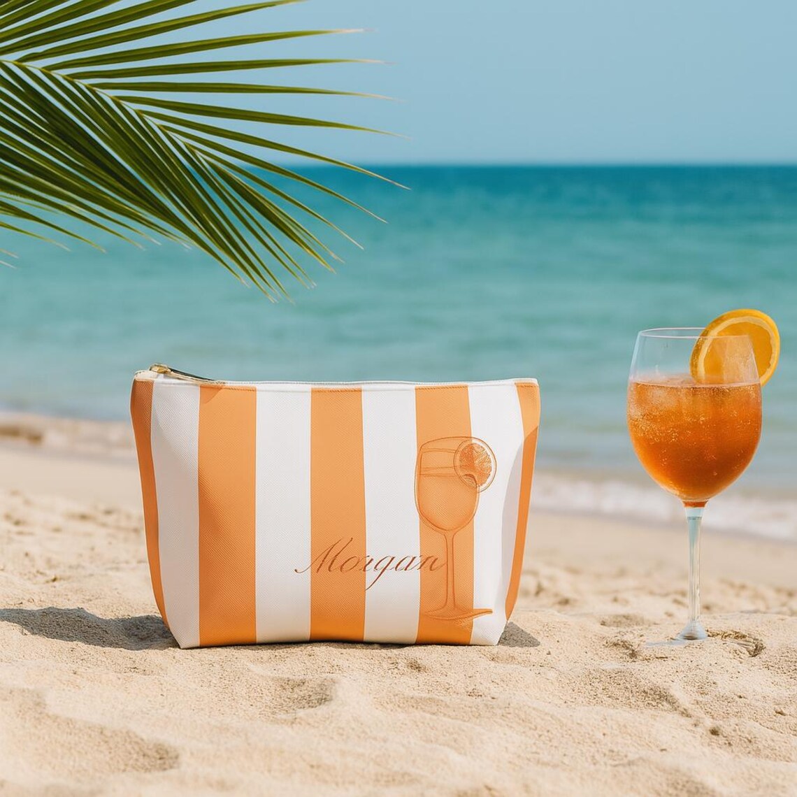 Personalized Aperol Makeup Bag, Aperol Spritz Custom Vacation Trip ...