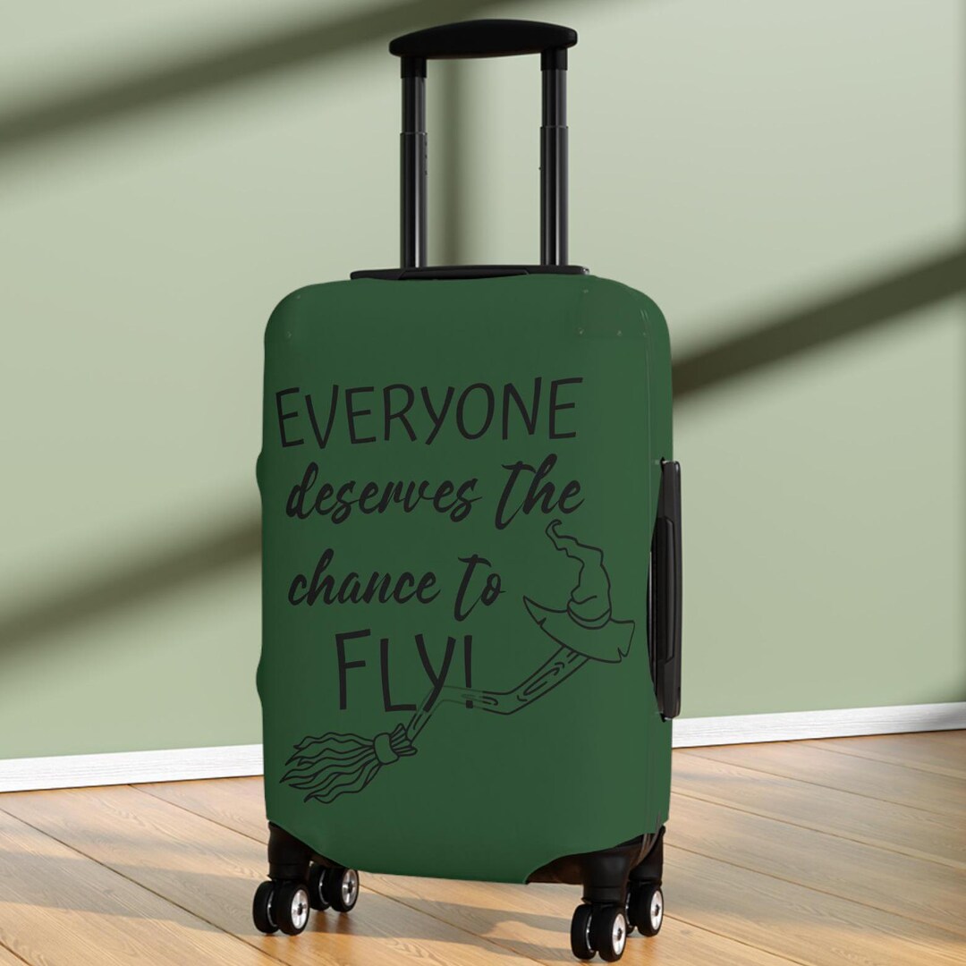 Everyone Deserves the Chance to Fly Suitcase Cover, Wicked Luggage ...