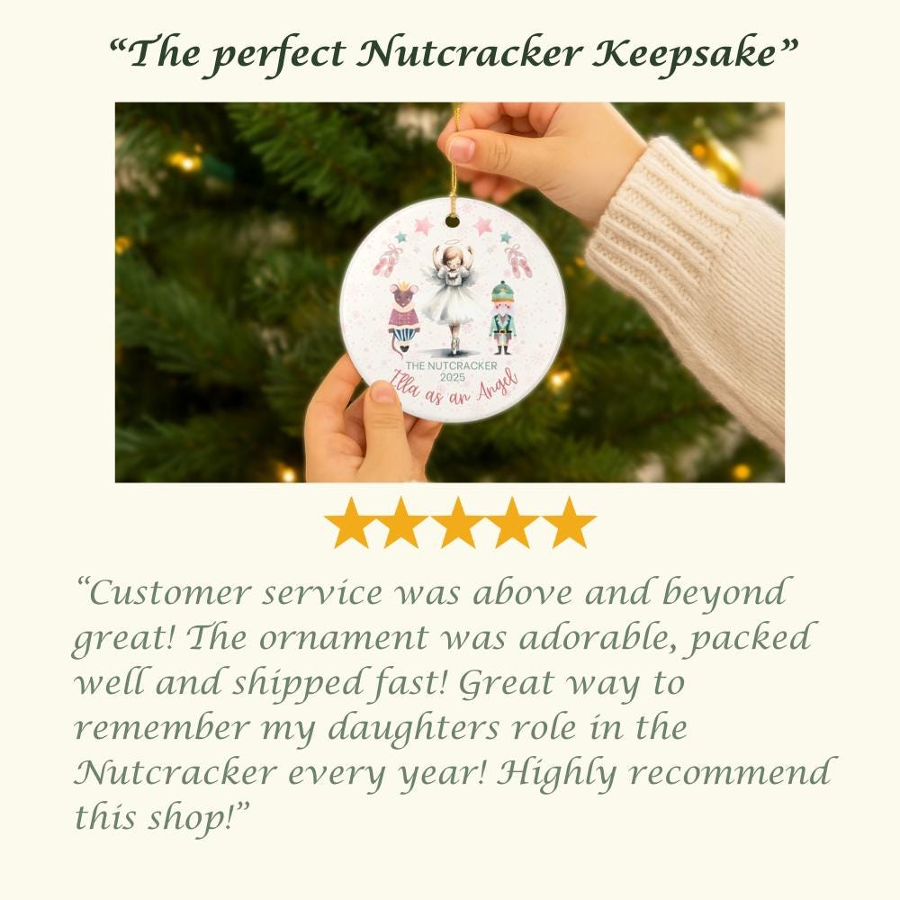 Personalized Chinese Tea Dancer Nutcracker Glass Christmas Ornament ...