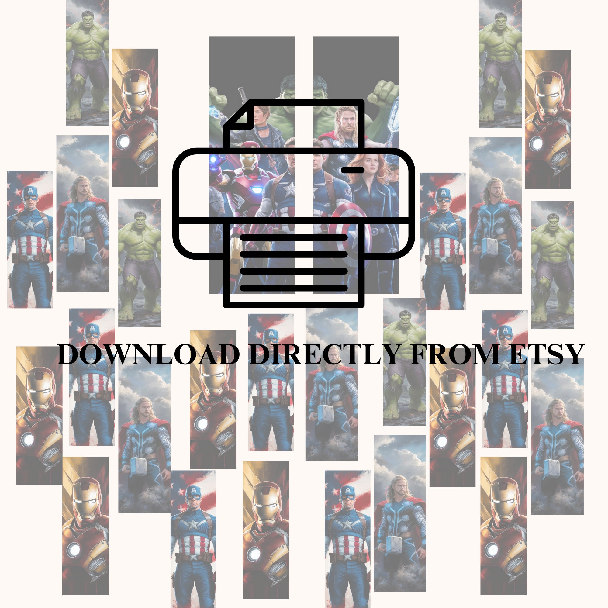 Avengers Bookmarks, Superhero Bookmarks, Avengers Characters, Printable ...