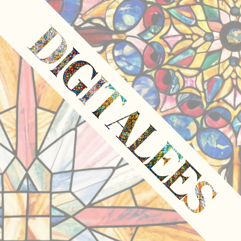 Stain Glass Alphabet Clipart Stain Glass Lettering, Simple Letters ...