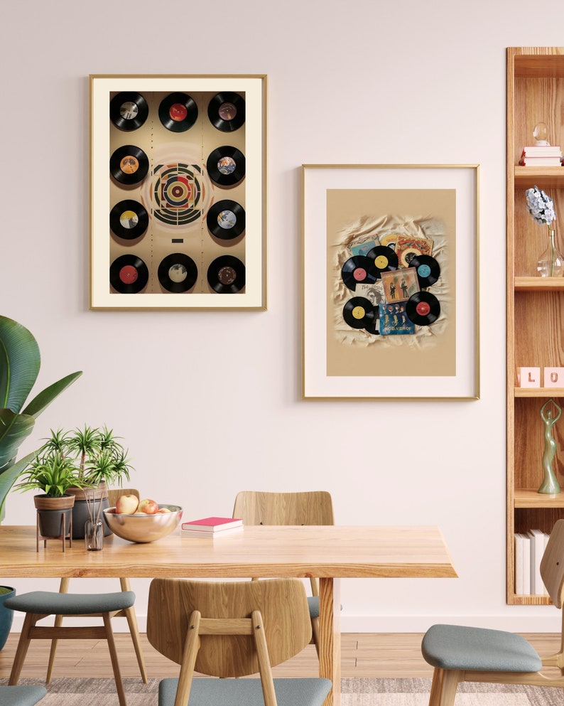 Vinyl Record Poster,vintage Music Wall Art,retro Music Wall Art,trendy ...