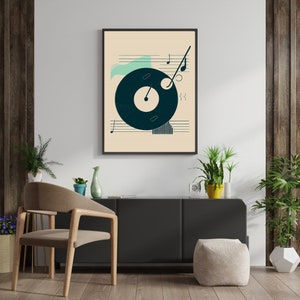Retro Vinyl Records , Music Wall Art , Wall Art Record Player , Gift ...