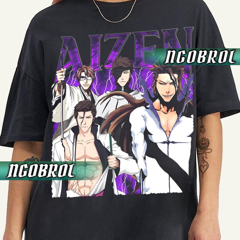 Sosuke Aizen Shirt - Etsy