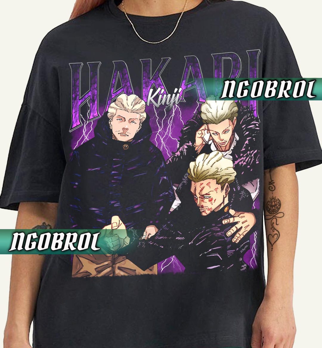 Limited Hakari Kinji T Shirt - Vintage Retro Anime T Shirt - Vintage ...