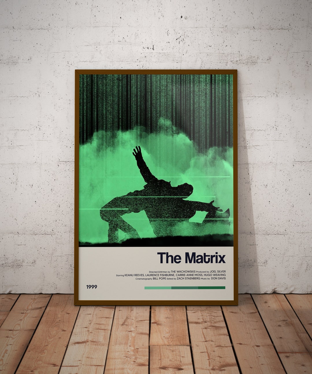The Matrix Movie Poster Retro Movie Poster Print Wall Art Poster Decor ...