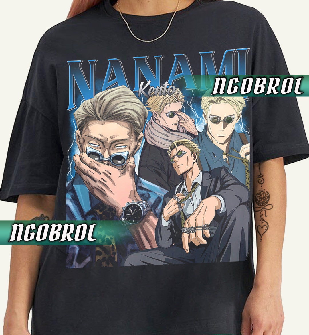 Limited Kento Nanami T Shirt - Vintage Retro Anime T Shirt - Vintage ...