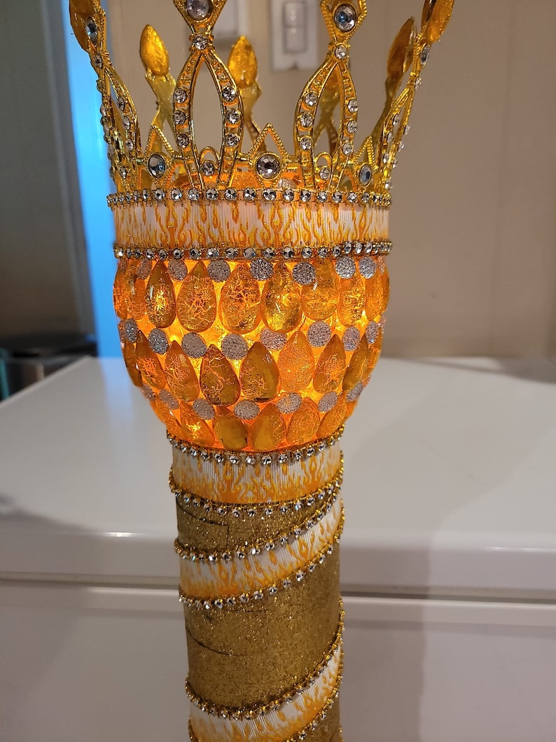 Crown and Scepter of Fire!! - Etsy