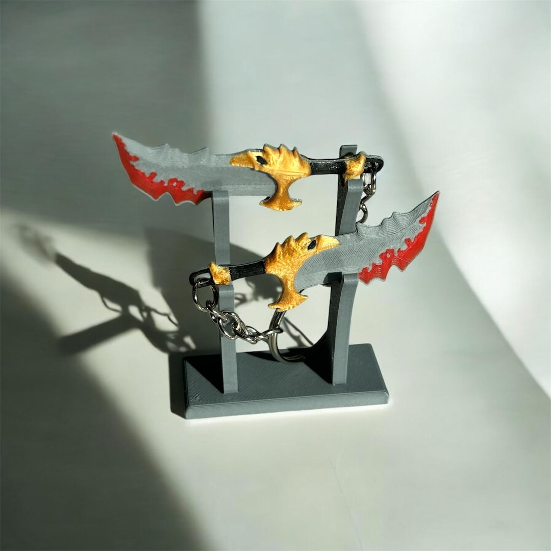 Blades of Chaos Keychain God of War Keychain Kratos Keychain - Etsy