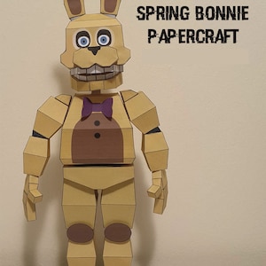 Spring Bonnie (five Nights at Freddy's) Papercraft 3D DIY Digital Files ...