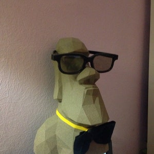 Moai Statue Papercraft 3D DIY Digital Files for Papercraft. Printable ...