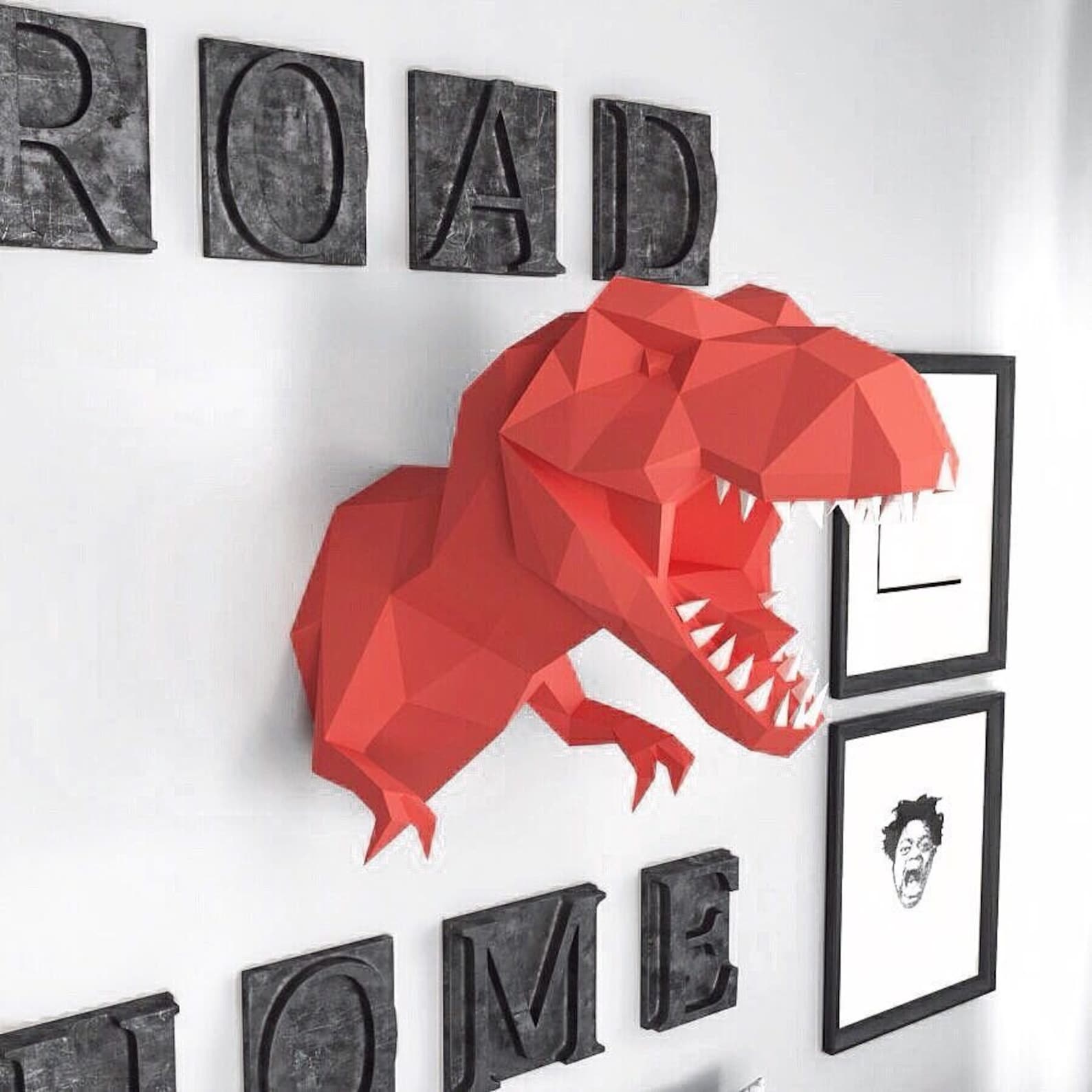 Dinosaur Papercraft 3D DIY Digital Files for Papercraft. Printable PDF ...