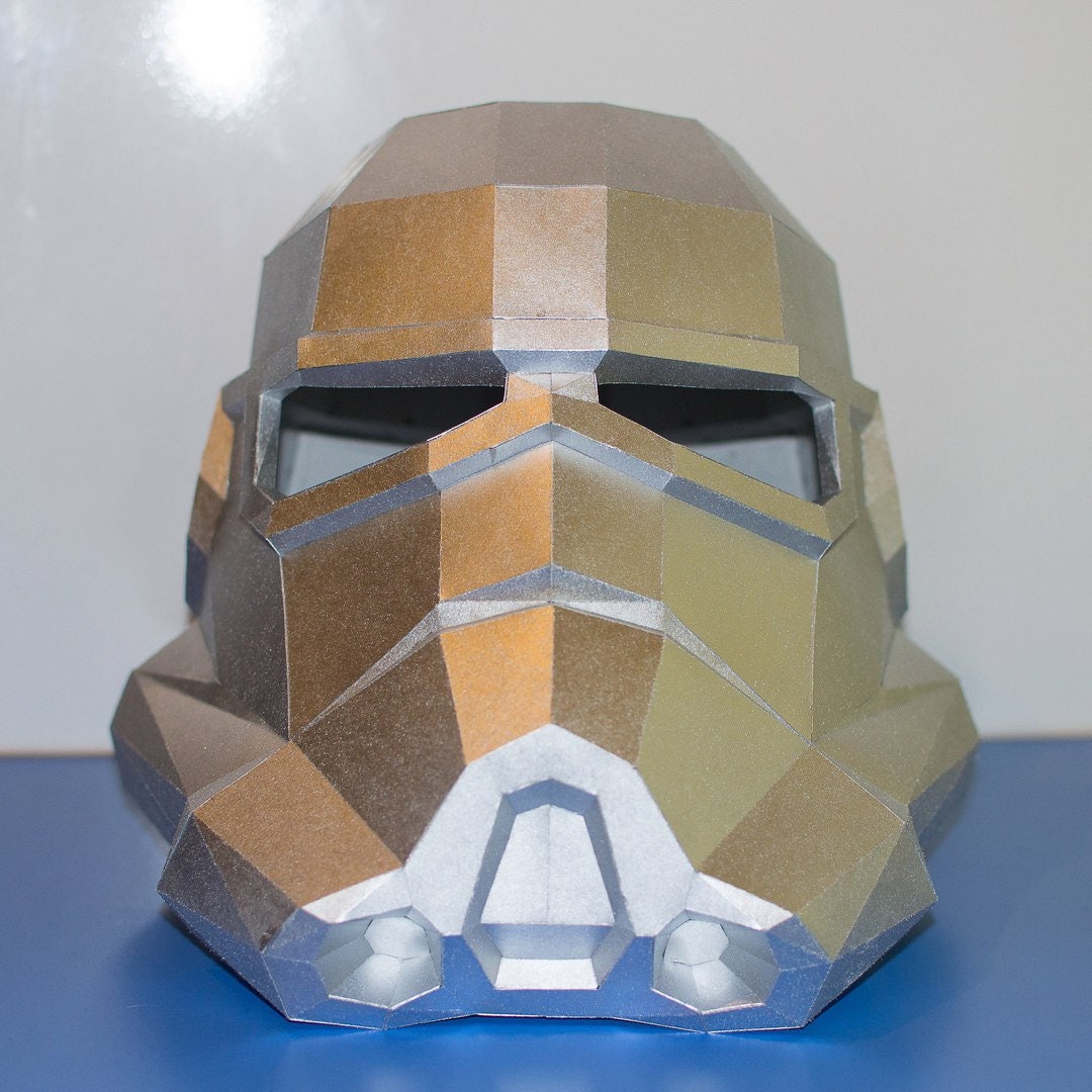 Star Wars Stormtrooper Head: Digital Files for Papercraft. Printable ...